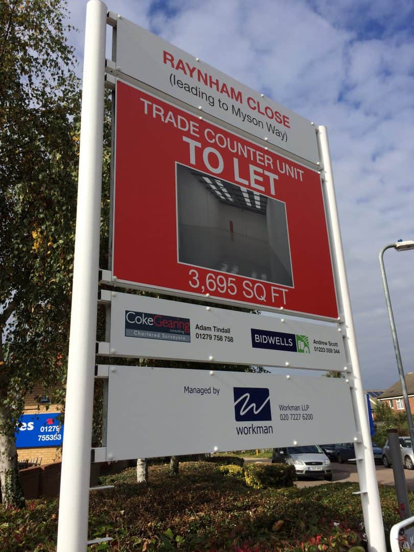 Wall & Post Mounted Signs | Bishop's Stortford | First Signs & Labels